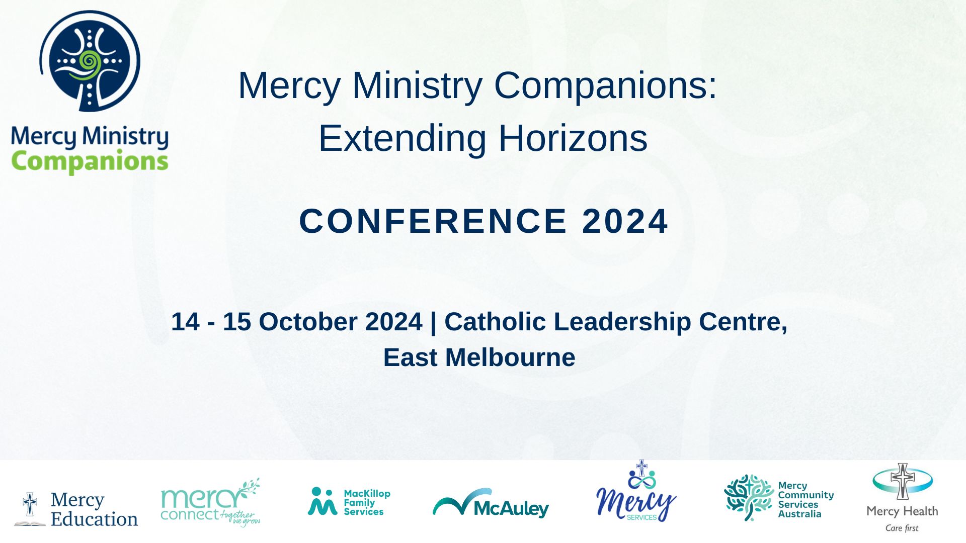 2024 MMC Conference - Extending Horizons - Mercy Ministry Companions